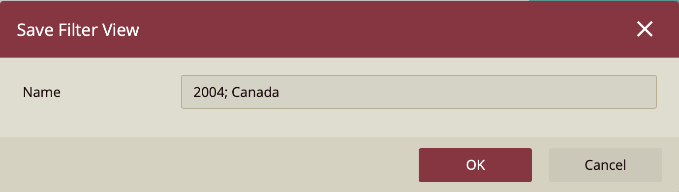 Filter View | Wyn Documentation